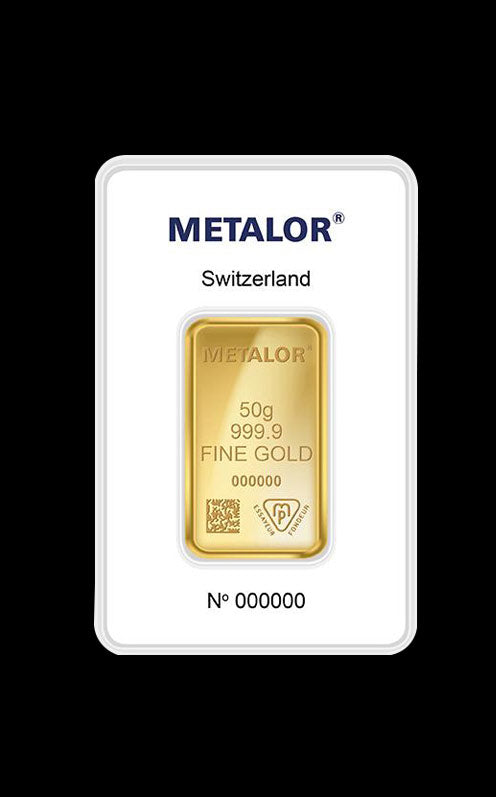 Lingou 50 gr Metalor – avangardgold.ro