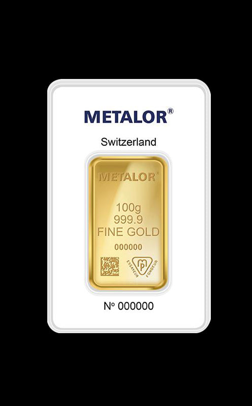 Lingou 100 gr Metalor – avangardgold.ro